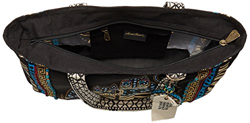 Laurel Burch Medium Tote Zipper Top 15.5"X4.5"X10", Spotted Cats