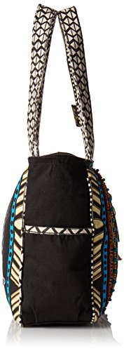 Laurel Burch Medium Tote Zipper Top 15.5"X4.5"X10", Spotted Cats