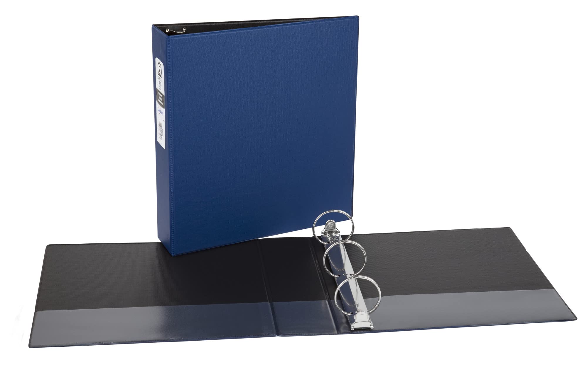 Avery Economy 3 Ring Binder, 2" Round Rings, 1 Blue Binder (03500)