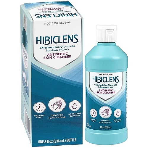 Hibiclens – Antimicrobial, Antiseptic Soap and Skin Cleanser 8oz for Home Hospital 4% CHG