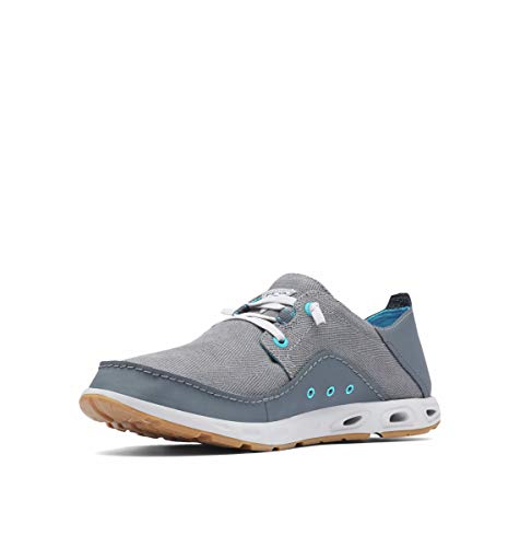 Columbia Men's Bahama Vent Loco Relax III Boat Shoe,Graphite/Blue chill,10
