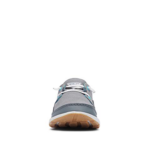 Columbia Men's Bahama Vent Loco Relax III Boat Shoe,Graphite/Blue chill,10