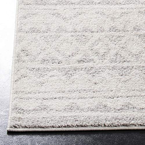 SAFAVIEH Adirondack Collection 8' x 10' Ivory/Grey ADR119B Moroccan Boho Distressed Non-Shedding Living Room Bedroom Dining Home Office Area Rug