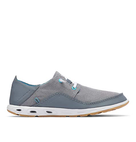 Columbia Men's Bahama Vent Loco Relax III Boat Shoe,Graphite/Blue chill,10