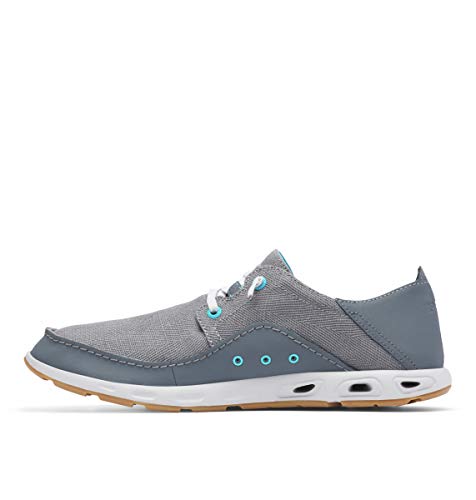 Columbia Men's Bahama Vent Loco Relax III Boat Shoe,Graphite/Blue chill,10