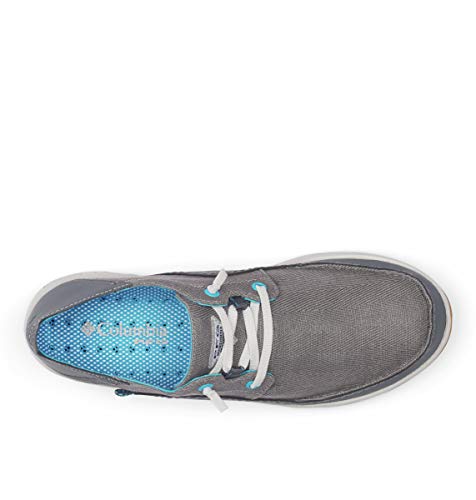 Columbia Men's Bahama Vent Loco Relax III Boat Shoe,Graphite/Blue chill,10