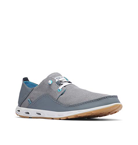 Columbia Men's Bahama Vent Loco Relax III Boat Shoe,Graphite/Blue chill,10