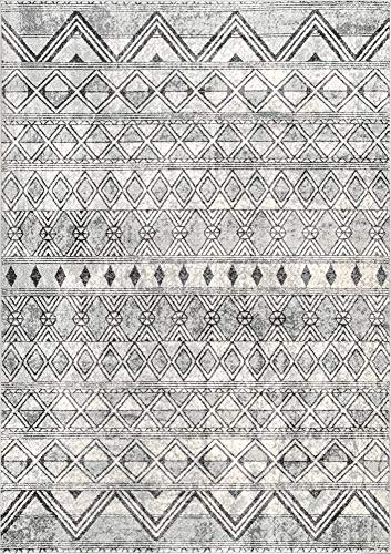 nuLOOM Teresa Moroccan Area Rug, 4' x 6', Grey