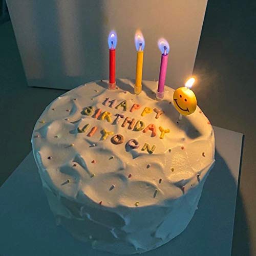 Birthday Cake Candles in Holders Cake Tricks and Decorations β Colors: red, Pink, Yellow, Blue, Green, Purple β 12 Pieces (12)