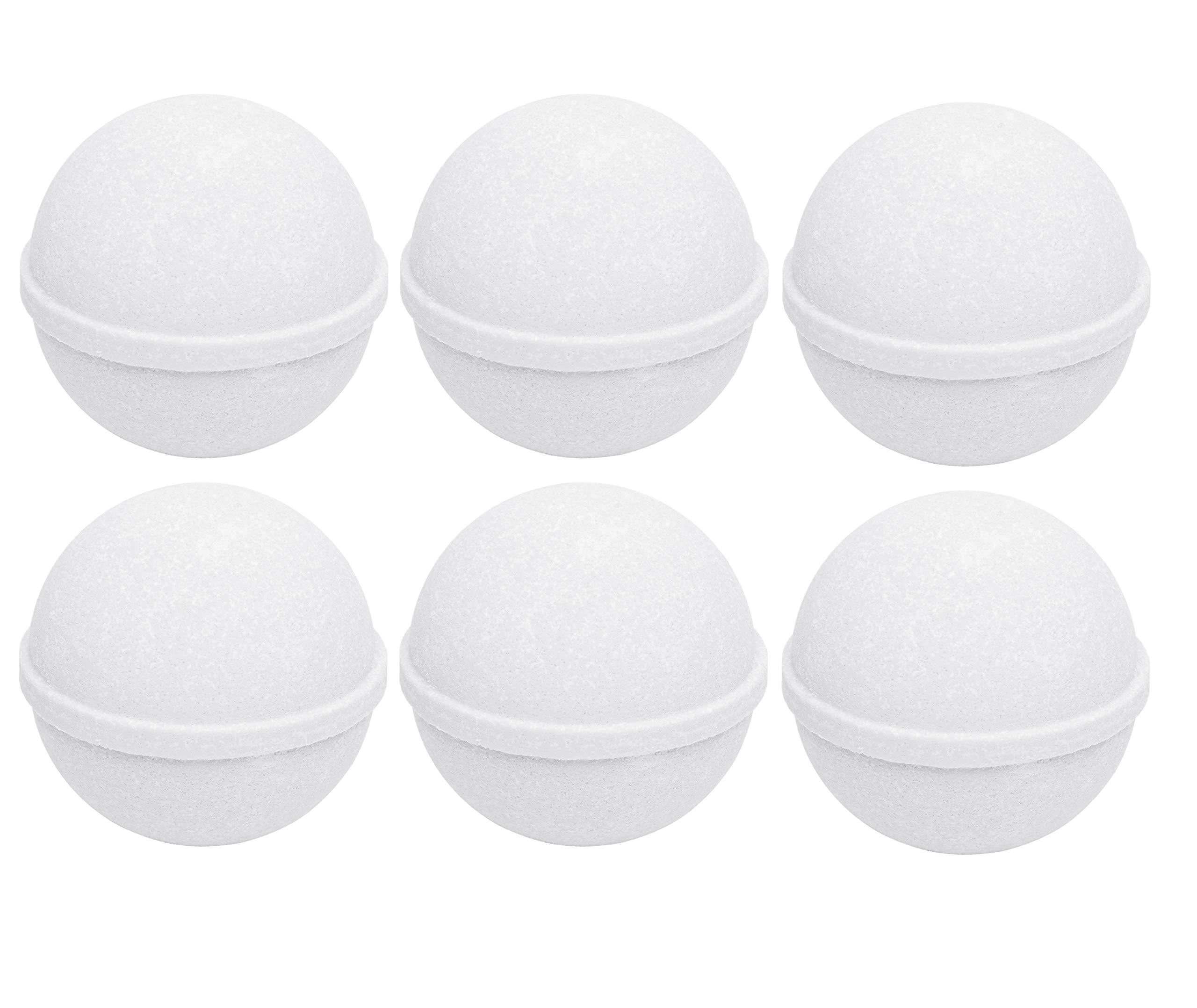 Bath Bombs with Epsom Salt, Peppermint and Baking Soda - Scientifically Formulated for Muscle Recovery - All Natural Fast Relief from Muscle Soreness After Workouts - Handmade in USA - 6 Pack/Set