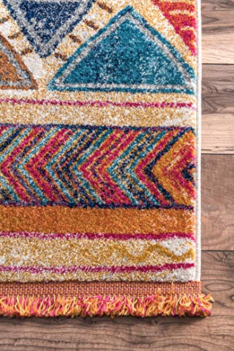 nuLOOM Aztec Atzi Area Rug, 5' x 7' 5", Orange