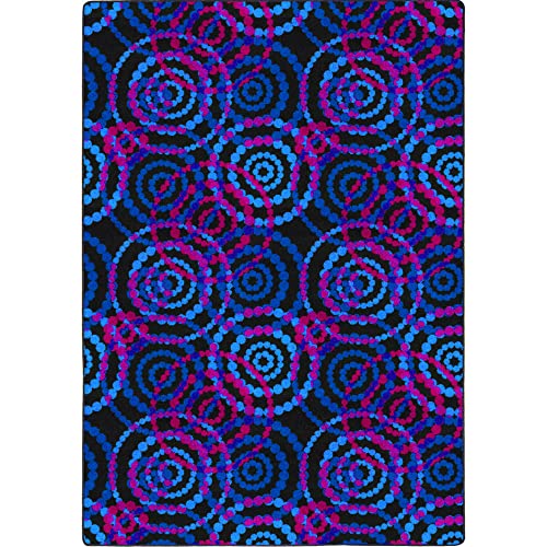 Joy Carpets Fluorescent Dottie 12' x 7'6" Area Rug