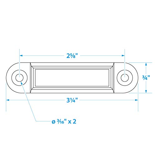 Seachoice Boat Cover Support Sockets, Chrome Plated Zinc, Set of 2