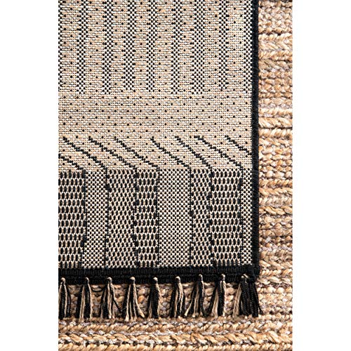 nuLOOM Morgan Modern Moroccan Indoor/Outdoor Area Rug, 7' 10" x 10' 10", Grey