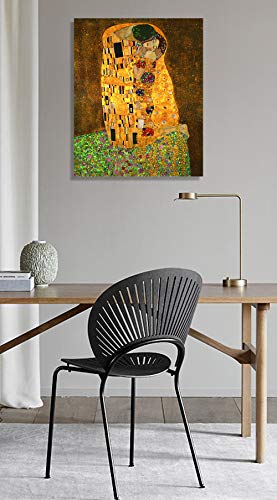 Eliteart-The Kiss by Gustav Klimt Giclee Art Canvas Prints