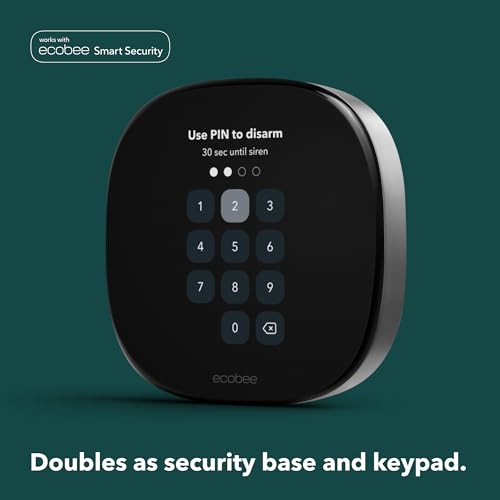 New 2022! ecobee Smart Thermostat Premium with Smart Sensor, Siri or Alexa Built in Air Quality Monitor