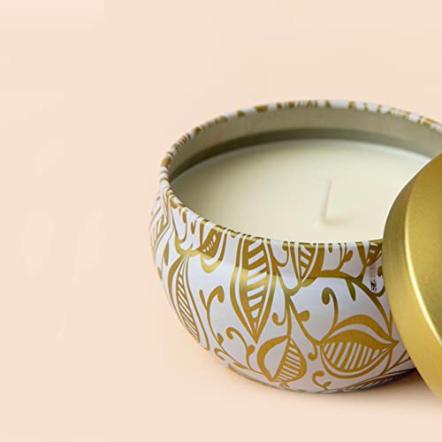 LA JOLIE MUSE Vanilla & Coconut Scented Candles, Candles Gifts for Women, Soy Wax Candles for Home, 45 Hours Long Burning, 6.5 oz in Tin
