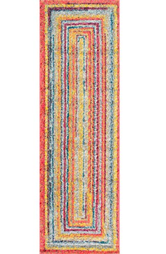 nuLOOM Hargis Labyrinth Runner Rug, 2' 5" x 8', Multi