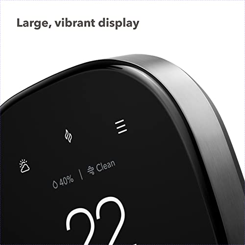 New 2022! ecobee Smart Thermostat Premium with Smart Sensor, Siri or Alexa Built in Air Quality Monitor