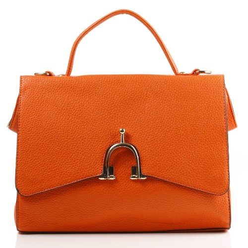Designer Isnpired Sintra Satchel/Handbag - Orange