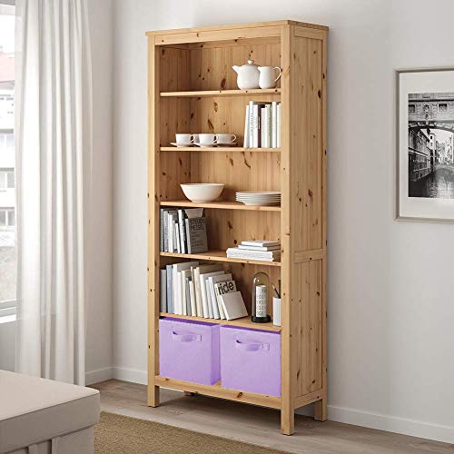 ShellKingdom Storage Bins, Foldable Fabric Storage Cubes And Cloth Storage Organizer Drawer For Closet And Toys Storage, 6 Pack (Lavender)