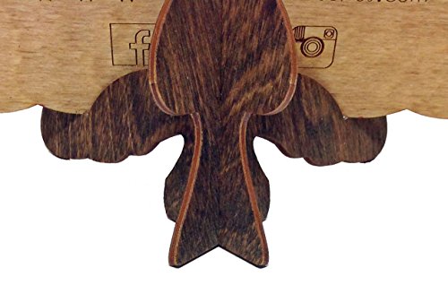 Armed Forces Army Custom Laser Crafted Three Dimensional Wooden Dog Tag Holder Plaque