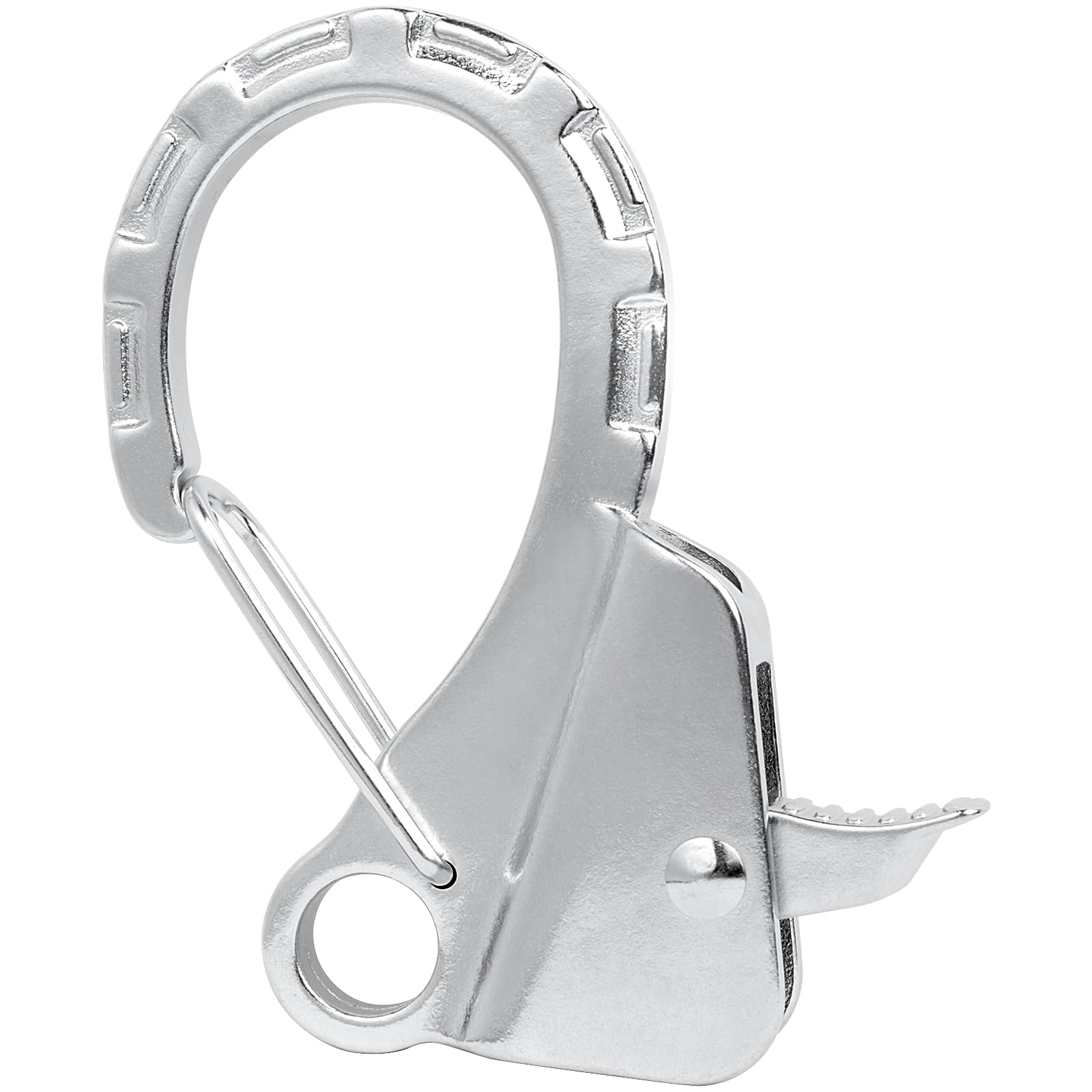 JYINCPED Stainless Steel Boat Fender Clips Quick Release Clips Boat Bumper Buoy Holders for Rail, Clamp on 3/8" – 5/8" Rope for Fastening Fender Lines, Ideal for Docking