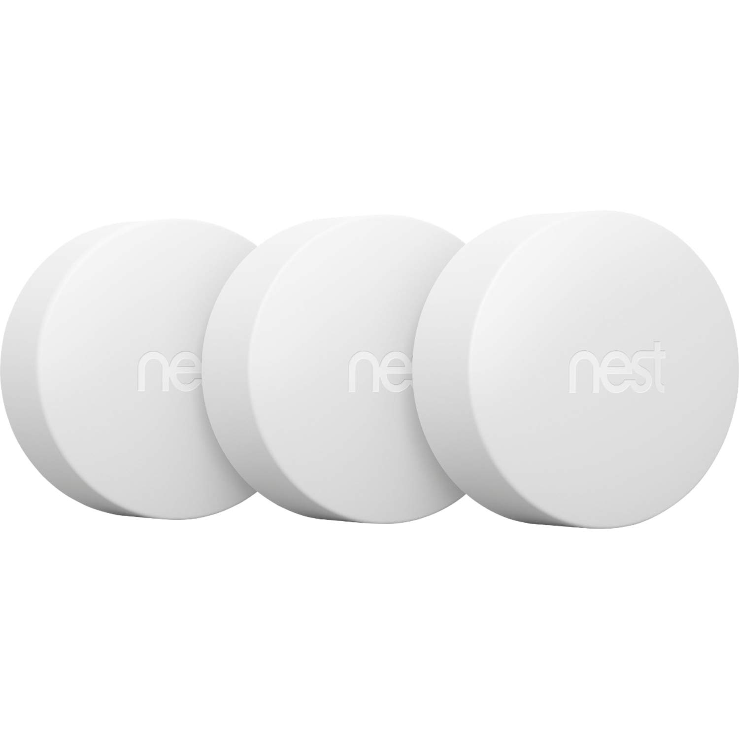 Google Nest Learning Smart Thermostat - 3rd Generation - Stainless Steel T3007ES Bundle with Google Nest Temperature Sensor 3 Pack T5001SF + elago Wall Plate Upgraded Wall Mount Cover - Matte White