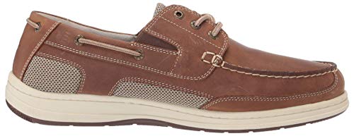 Dockers Men's Beacon Boat Shoe, Dark Tan, 11