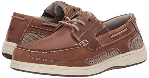 Dockers Men's Beacon Boat Shoe, Dark Tan, 11