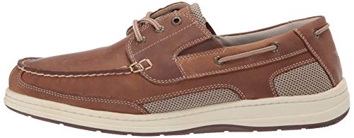 Dockers Men's Beacon Boat Shoe, Dark Tan, 11