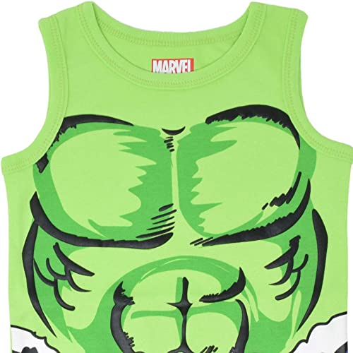 Marvel Avengers Captain America Iron Man Hulk Spider-Man Infant Baby Boys 5 Pack Bodysuits Multicolor 3-6 Months