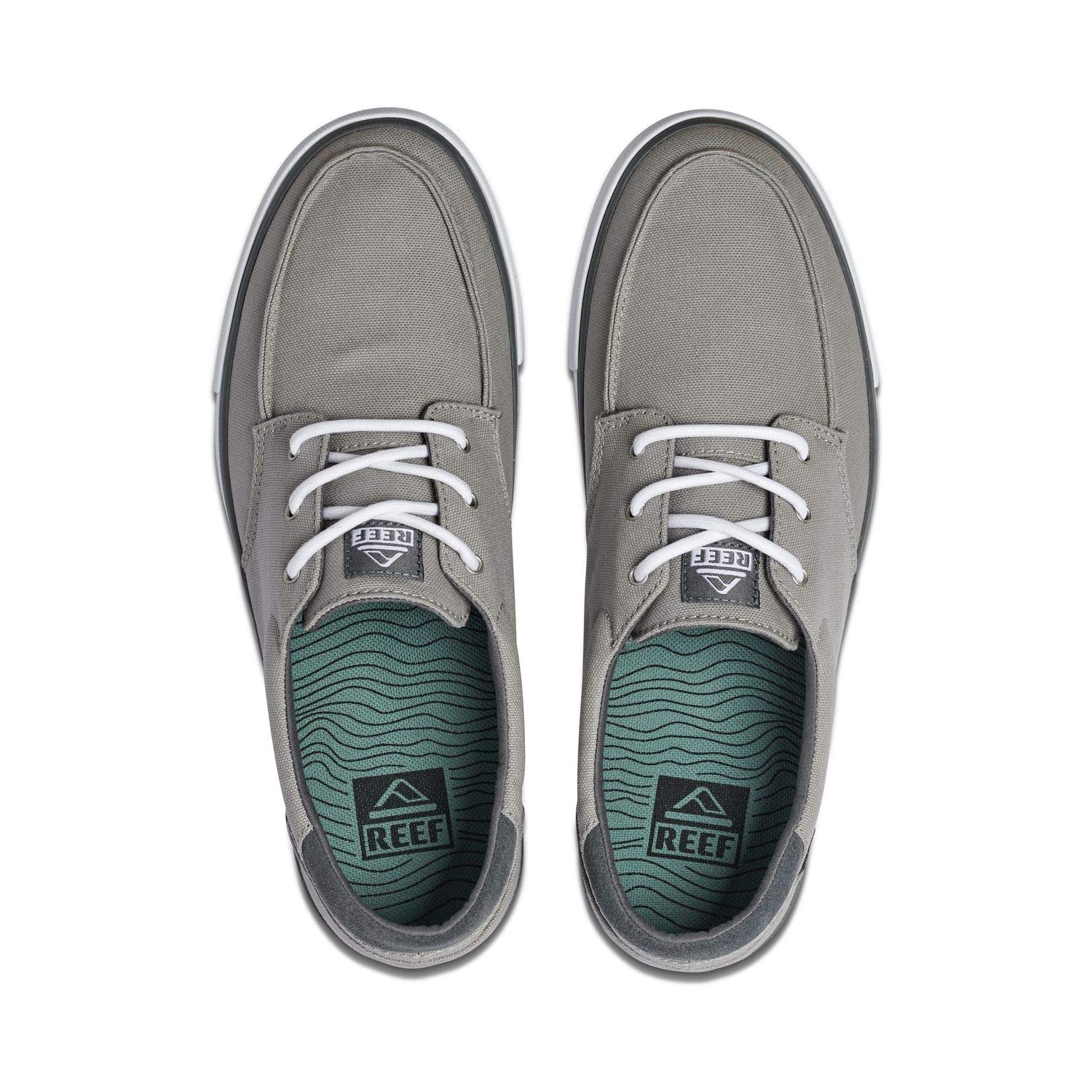 Reef Men's Shoes, Reef Deckhand 3, Grey/White, 9