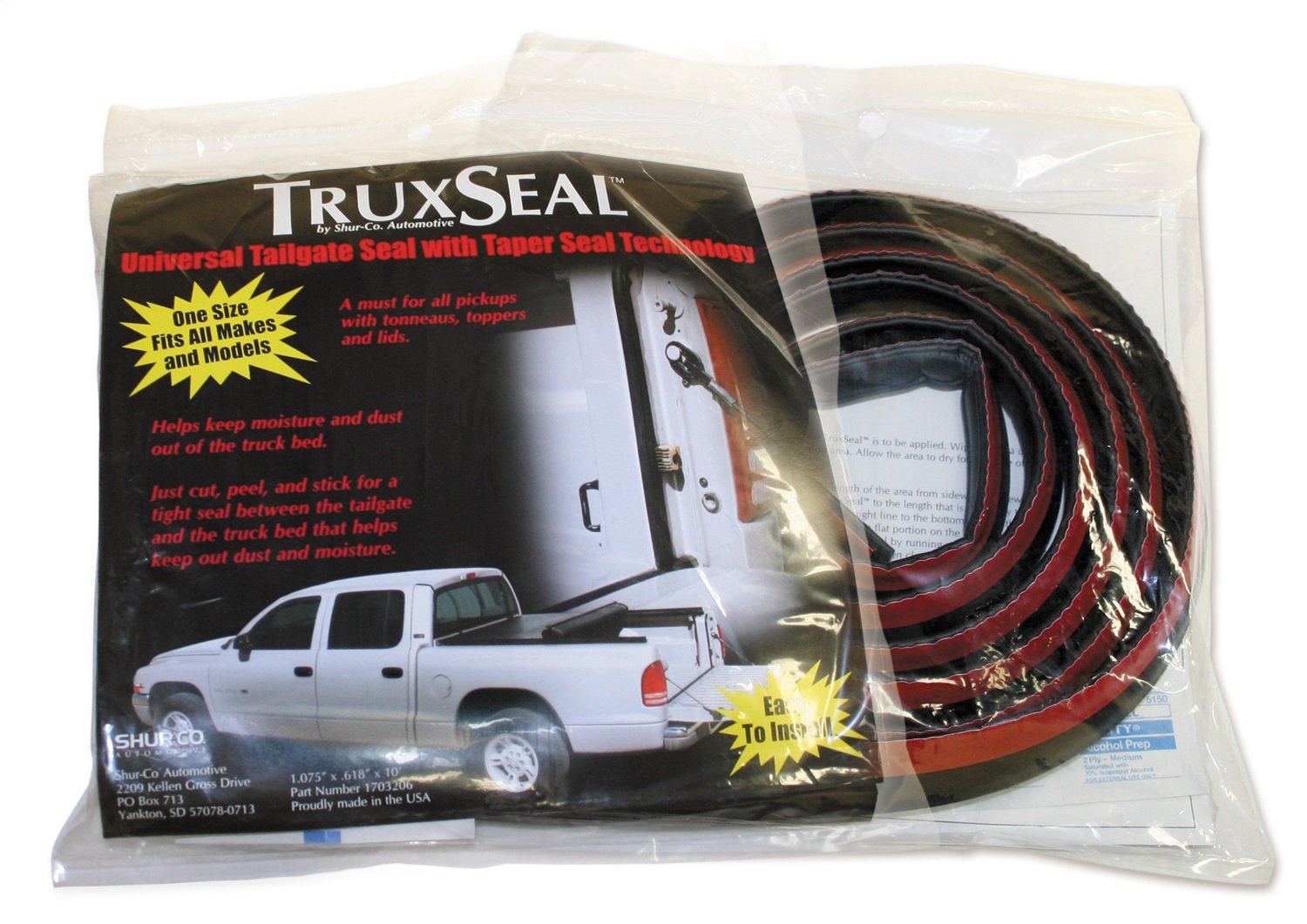 TruXseal Universal Tailgate Seal | 1703206 | Universal Fitment