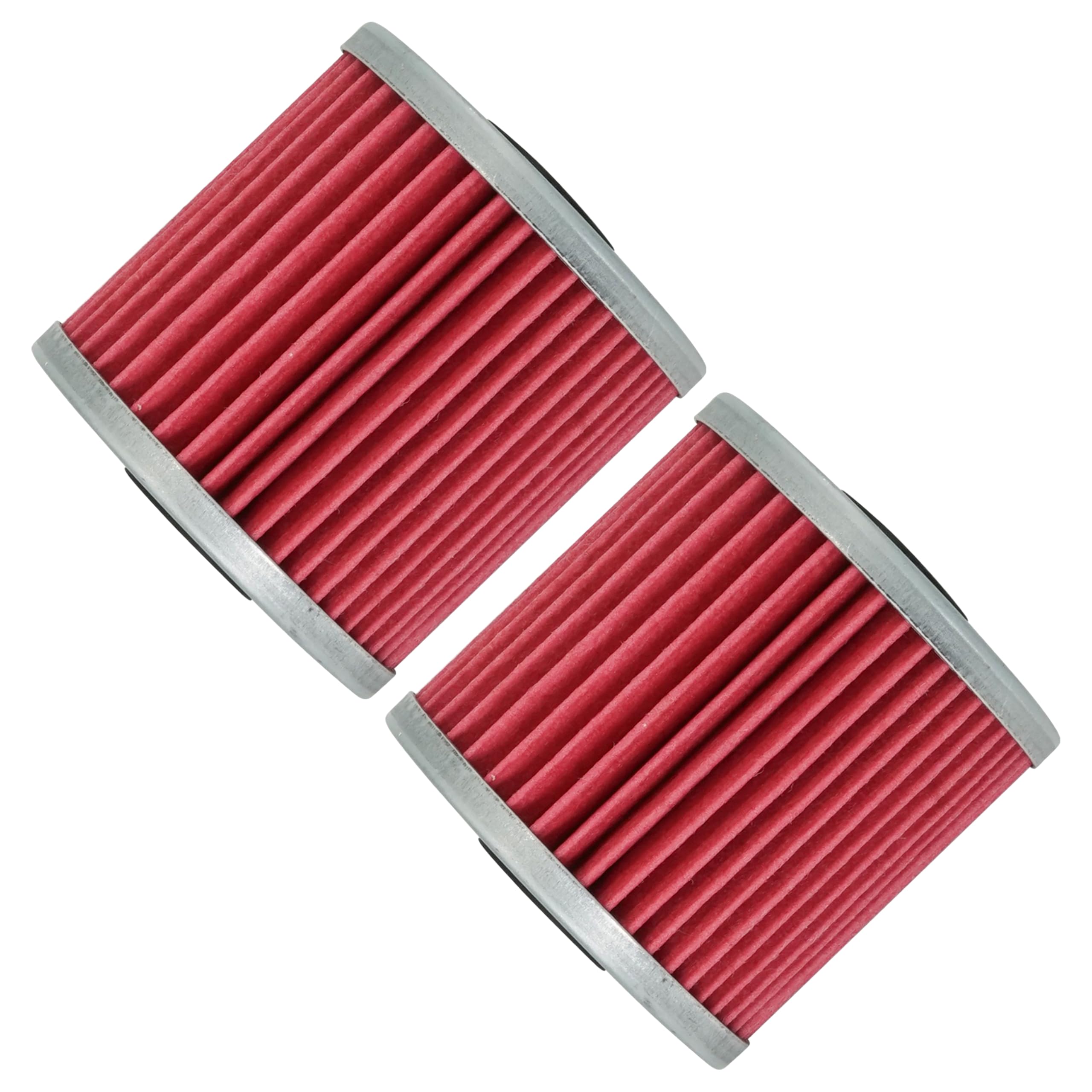 Caltric 2 Pack Oil Filter Compatible with Kawasaki Lakota 300 Kef300 Kef-300 1995-2003