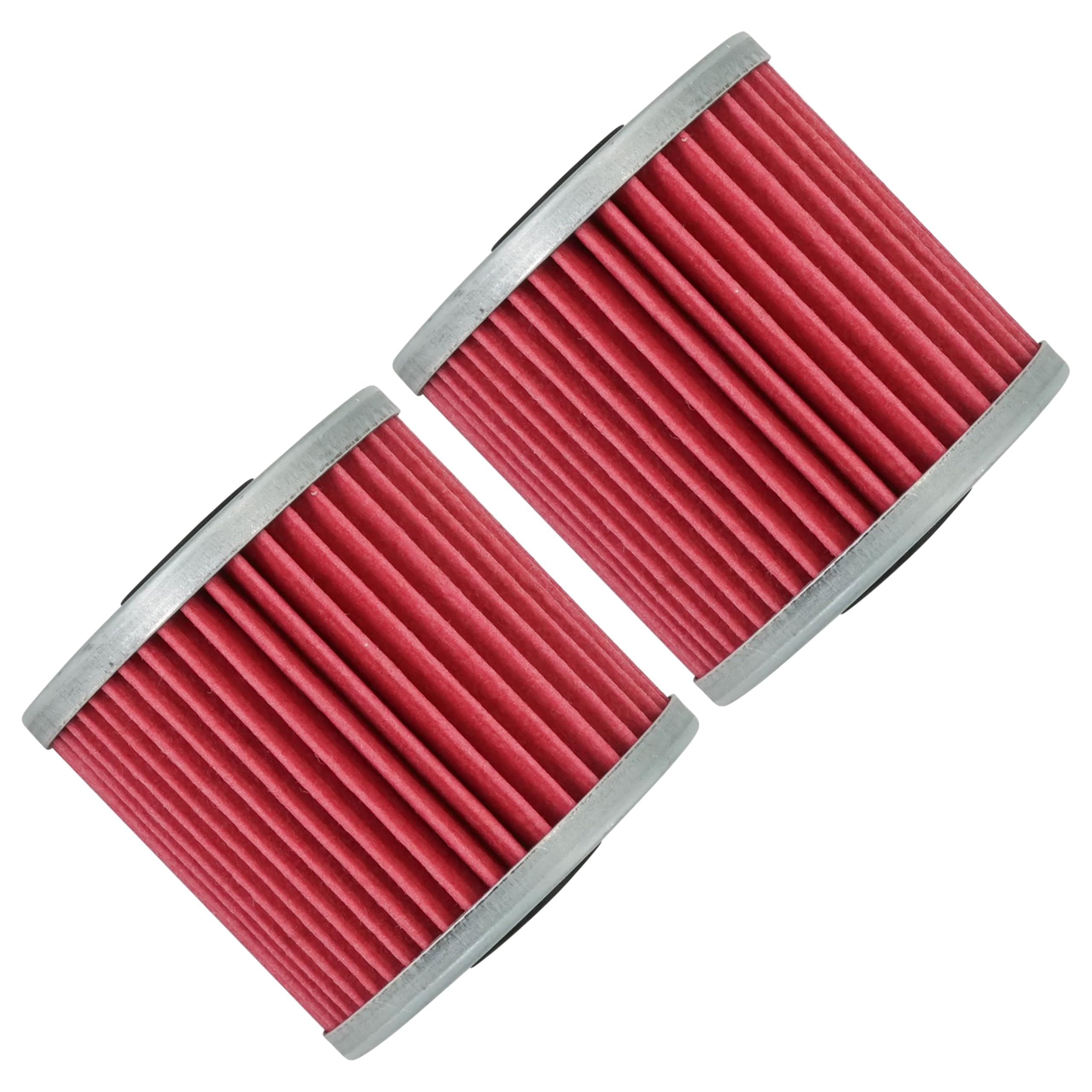 Caltric 2 Pack Oil Filter Compatible with Kawasaki Lakota 300 Kef300 Kef-300 1995-2003