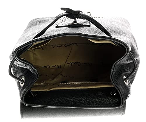 Pierre Cardin 1744 NERO Black Backpack Handbags for womens