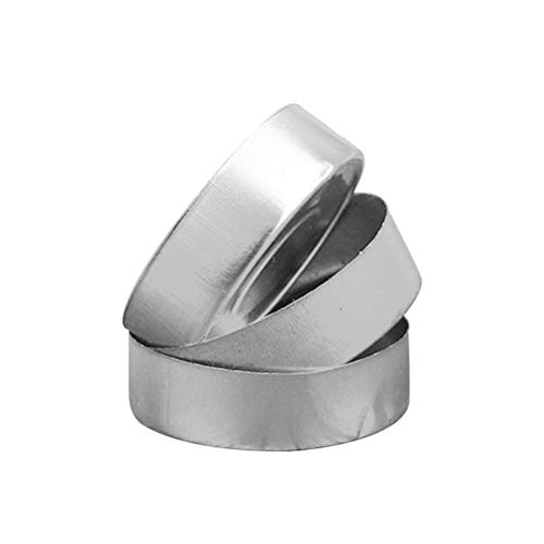 SUPVOX 500pcs Aluminum Tea Light Tins Tea Light Empty Case Containers Candle Making (Silver)
