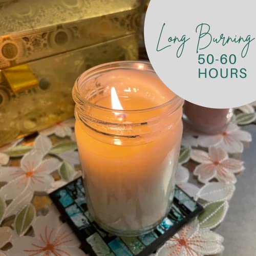 Nika's Home Eucalyptus Soy Candle - 12oz Mason Jar - Non-Toxic Soy Candle-Hand Poured Candle- Handmade, Long Burning Candle-Highly Scented Candle-All Natural, Clean Burning Candle