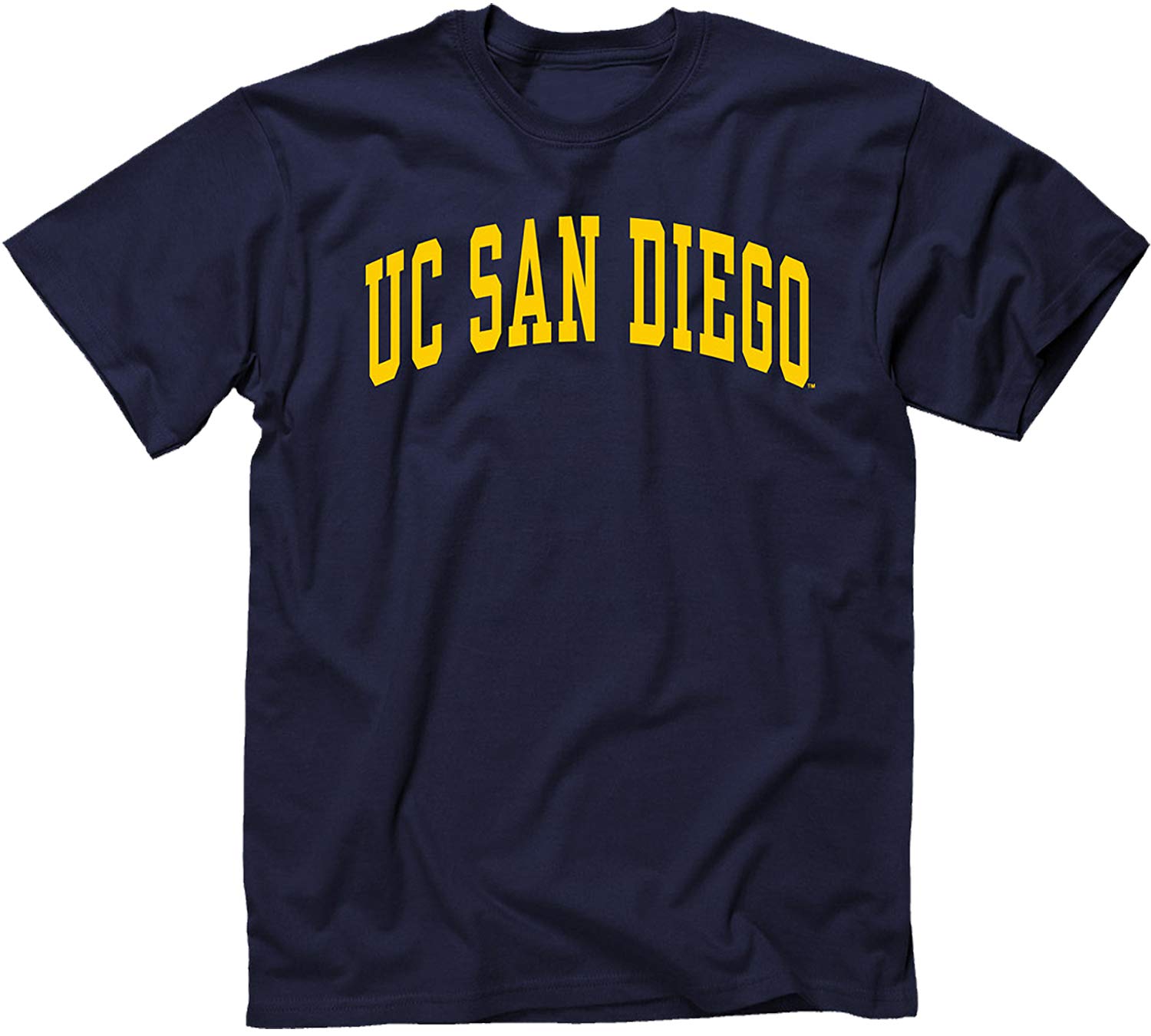 Barnesmith University of California - San Diego UCSD King Tritons Short Sleeve Adult Unisex T-Shirt, Classic, Navy, Small