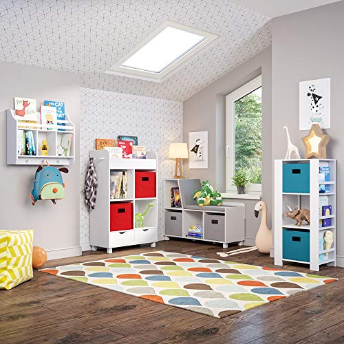RiverRidge 2 Pc Storage Set in Gray Folding Bin, 2 Count