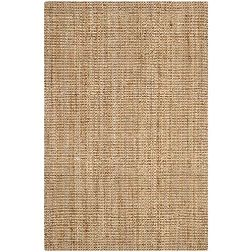 Royal Sapphire Natural Fiber Hand Woven Natural Jute Rectangle Area Rug Basketweave Natural Seagrass Rug for Home Decor (2 * 3 feet)
