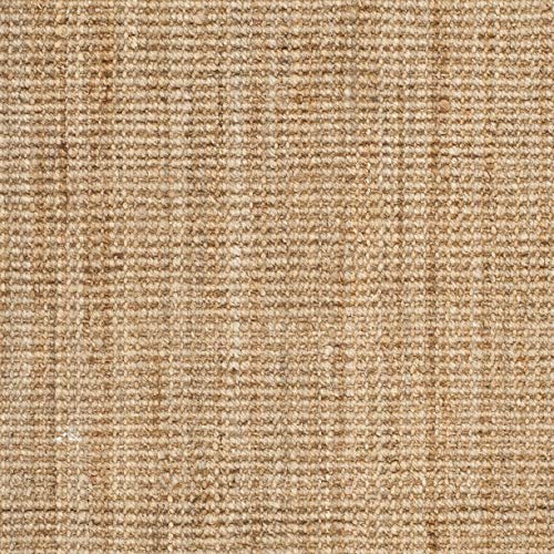 Royal Sapphire Natural Fiber Hand Woven Natural Jute Rectangle Area Rug Basketweave Natural Seagrass Rug for Home Decor (2 * 3 feet)