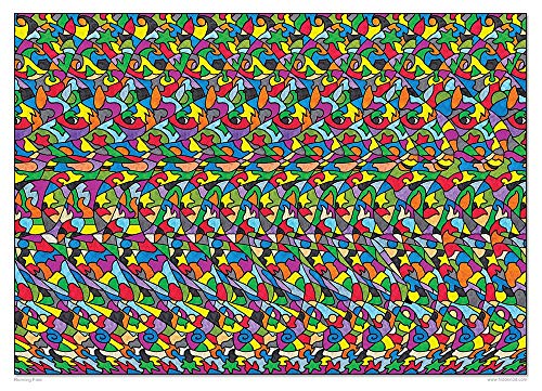 Set of Six 18"x13" Stereogram Posters (Set#2)