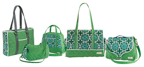 Cinda b. Super Tote Ii, Verde Bonita, One Size