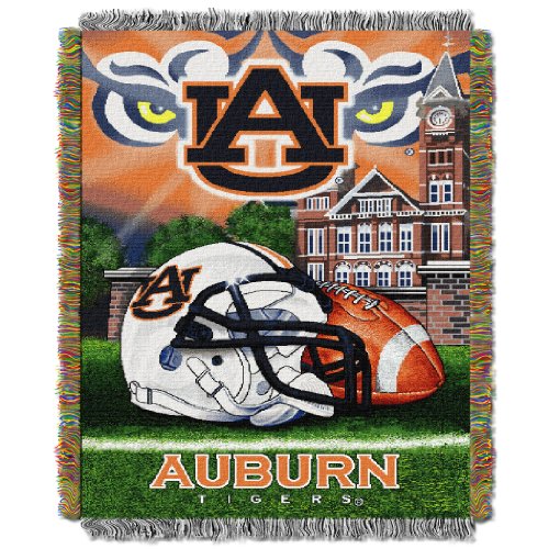 The Northwest Company Auburn University Tigers Throw Blanket Afghan Tapestry