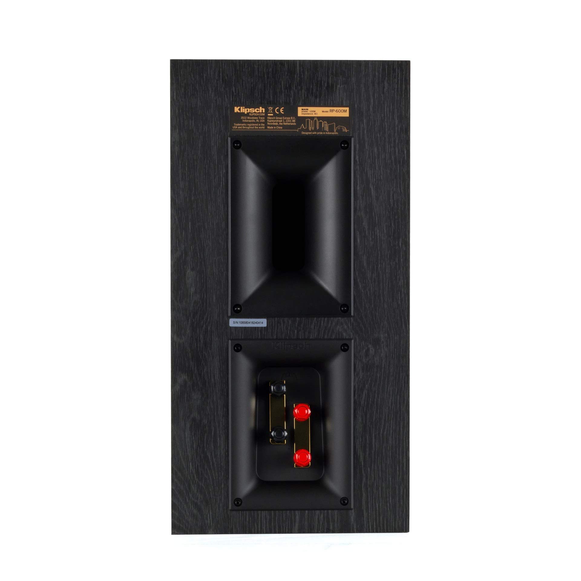 Klipsch RP-600M Bookshelf Speakers (Pair) (Walnut)