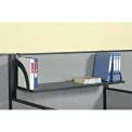 Global Industrial 60" W Hanging Shelf, Black
