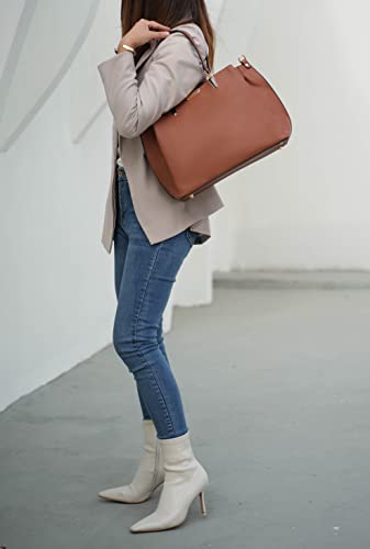 MKF Collection Tote Bag set for Women’s, Handbag Wristlet Wallet, Vegan Leather Top-Handle Tote Purse