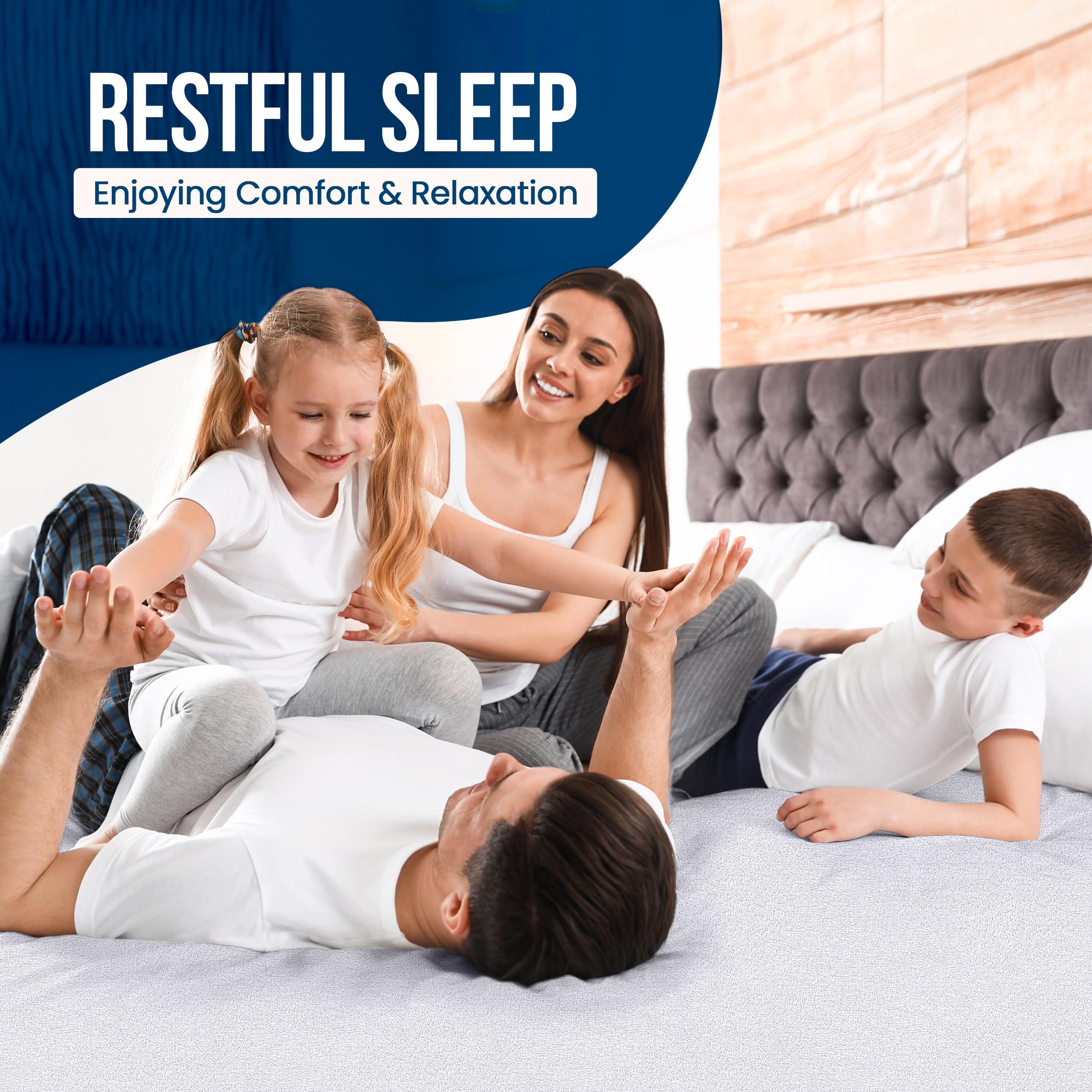 Utopia Bedding Waterproof Mattress Protector California King Size, Premium Terry Mattress Cover 200 GSM, Breathable, Fitted Style with Stretchable Pockets (White)
